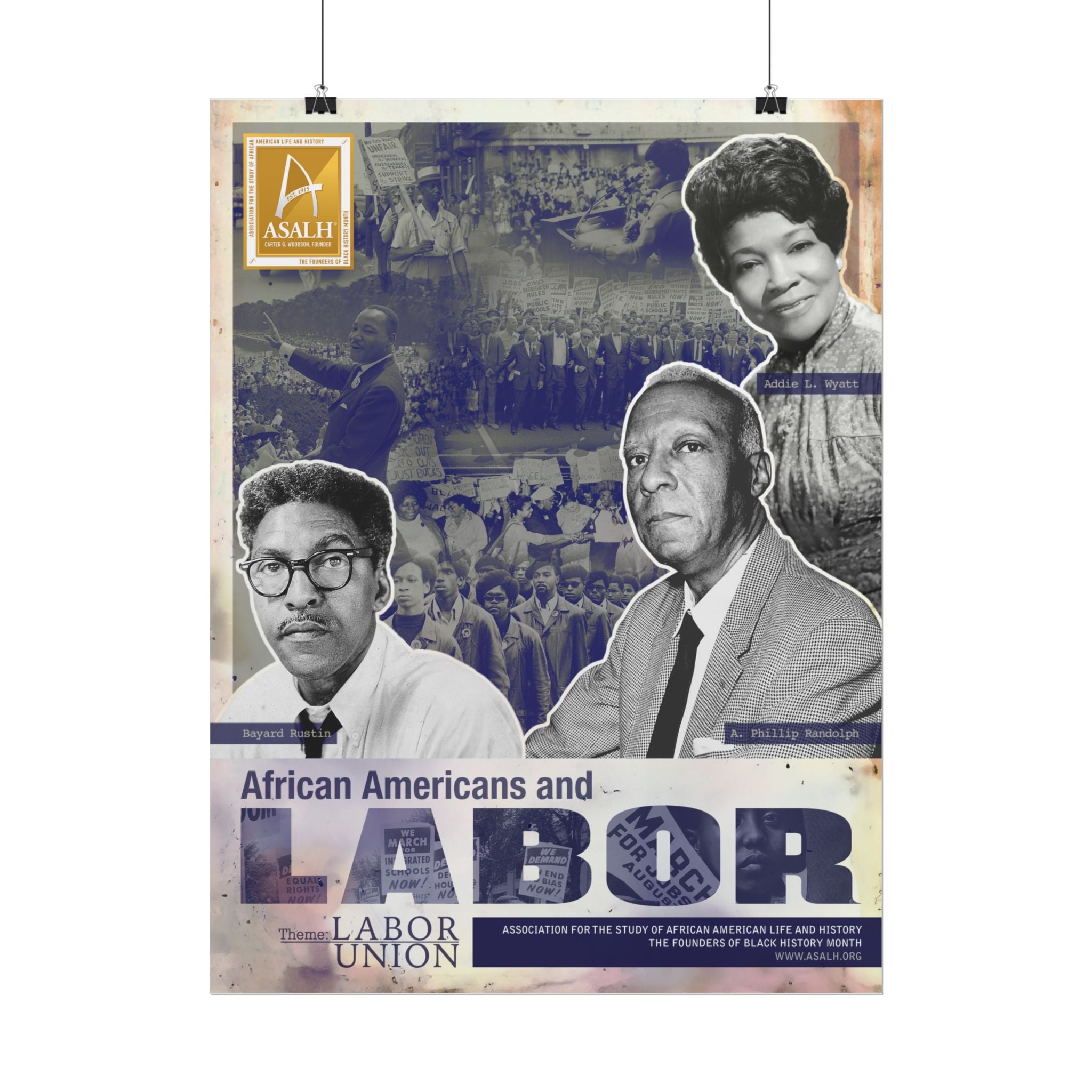 African Americans and Labor Unions Poster - 2025 Theme – ASALH Store